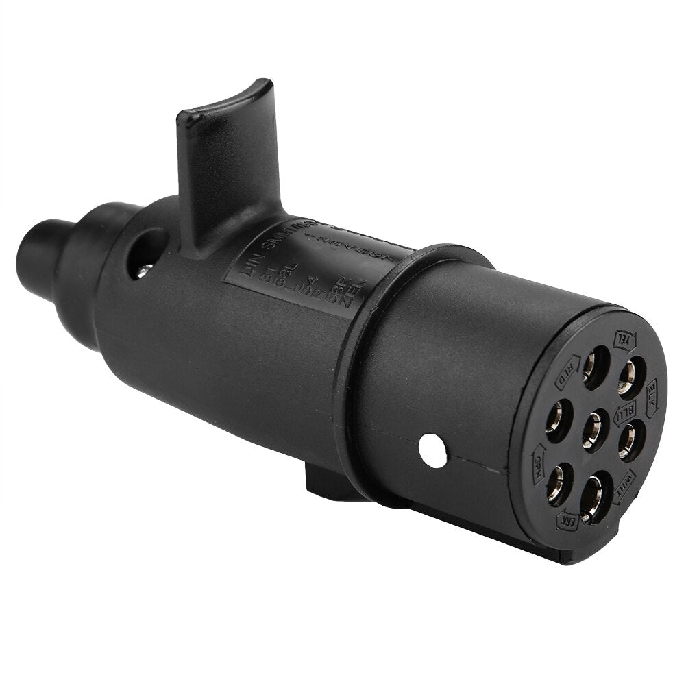 7-way Round Connector, Heavy truck – TowBrite